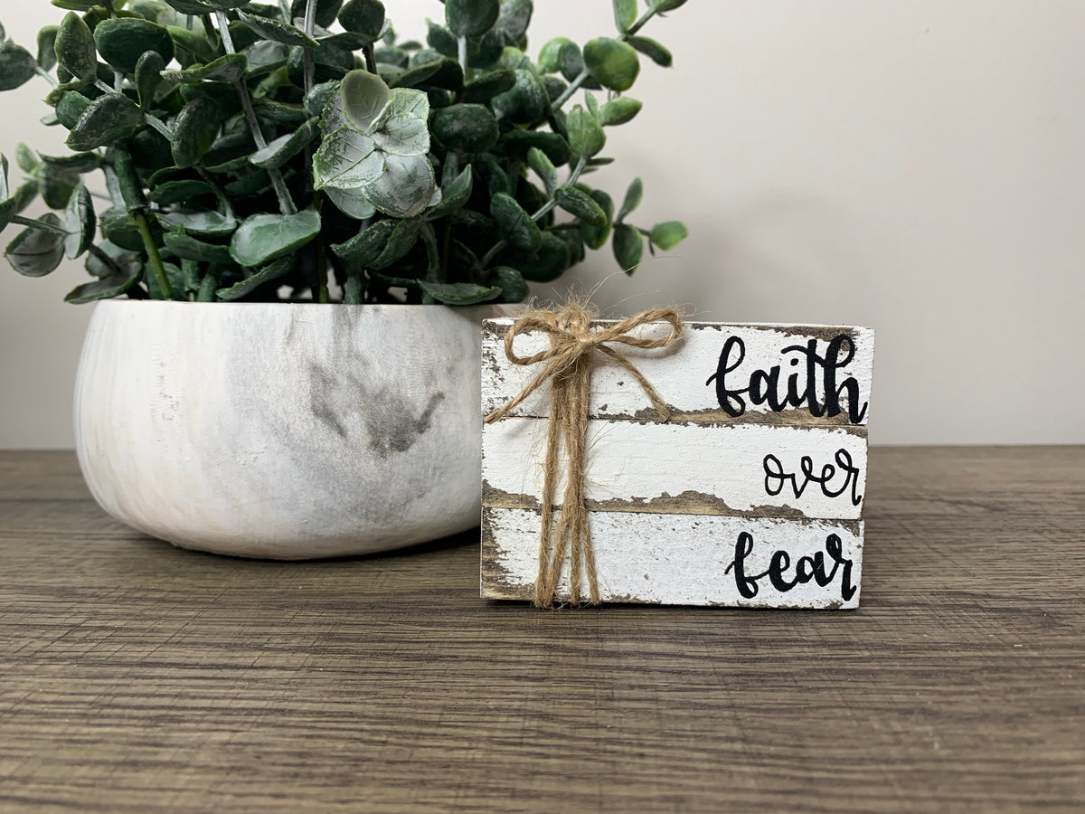Book Stack - Faith Over Fear – Wholehearted Woods